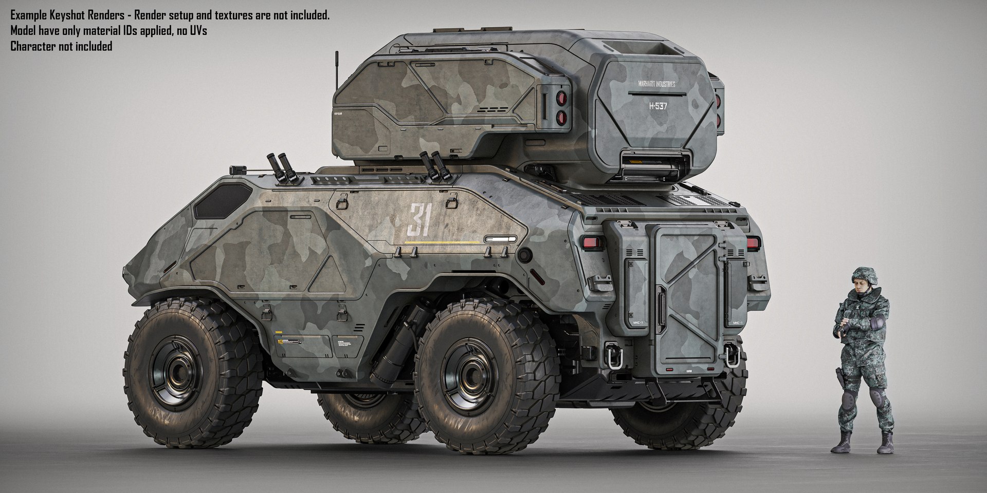 3D Armored Vehicle - TurboSquid 2052818