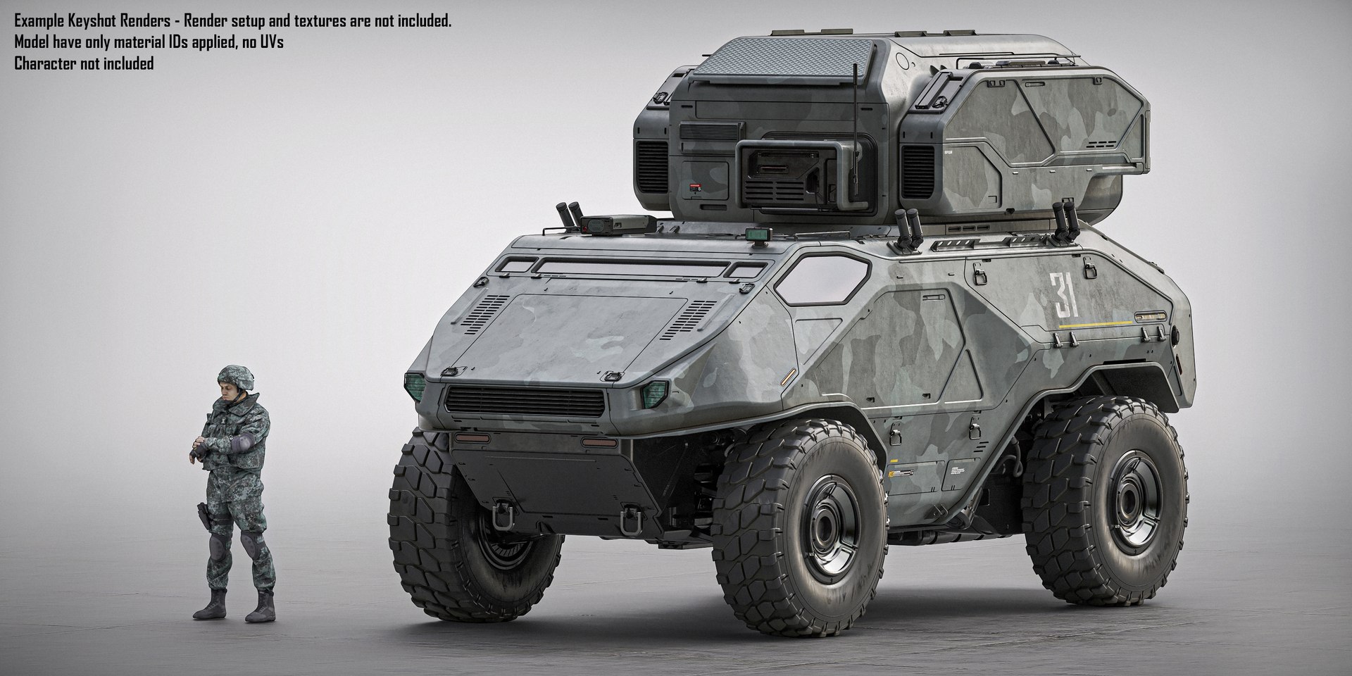 3D Armored Vehicle - TurboSquid 2052818