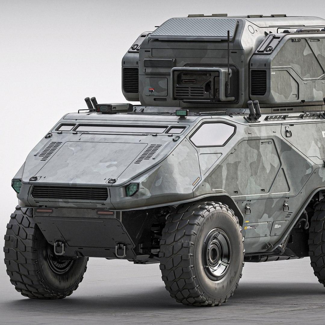 3D Armored Vehicle - TurboSquid 2052818