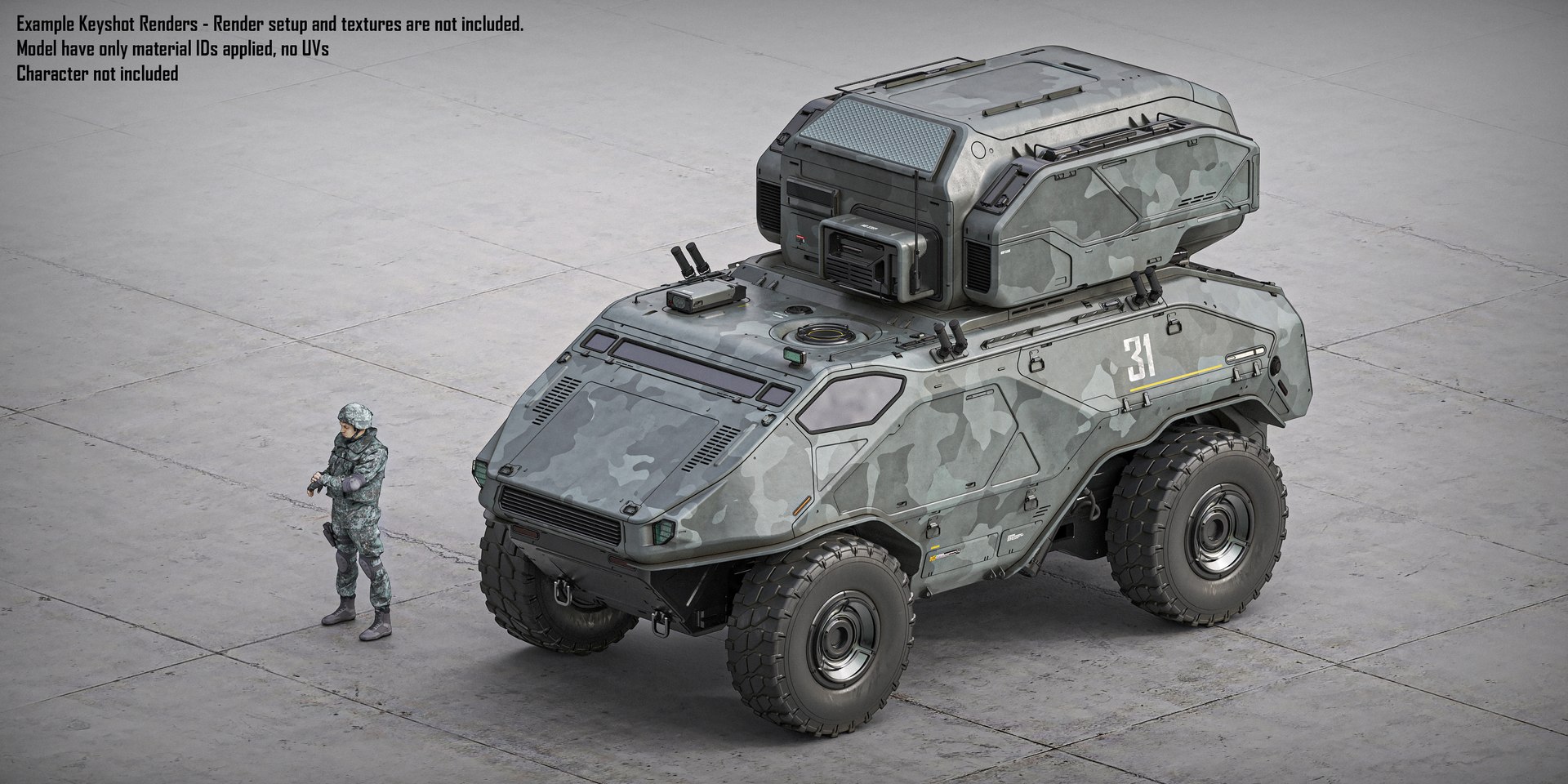 3D Armored Vehicle - TurboSquid 2052818