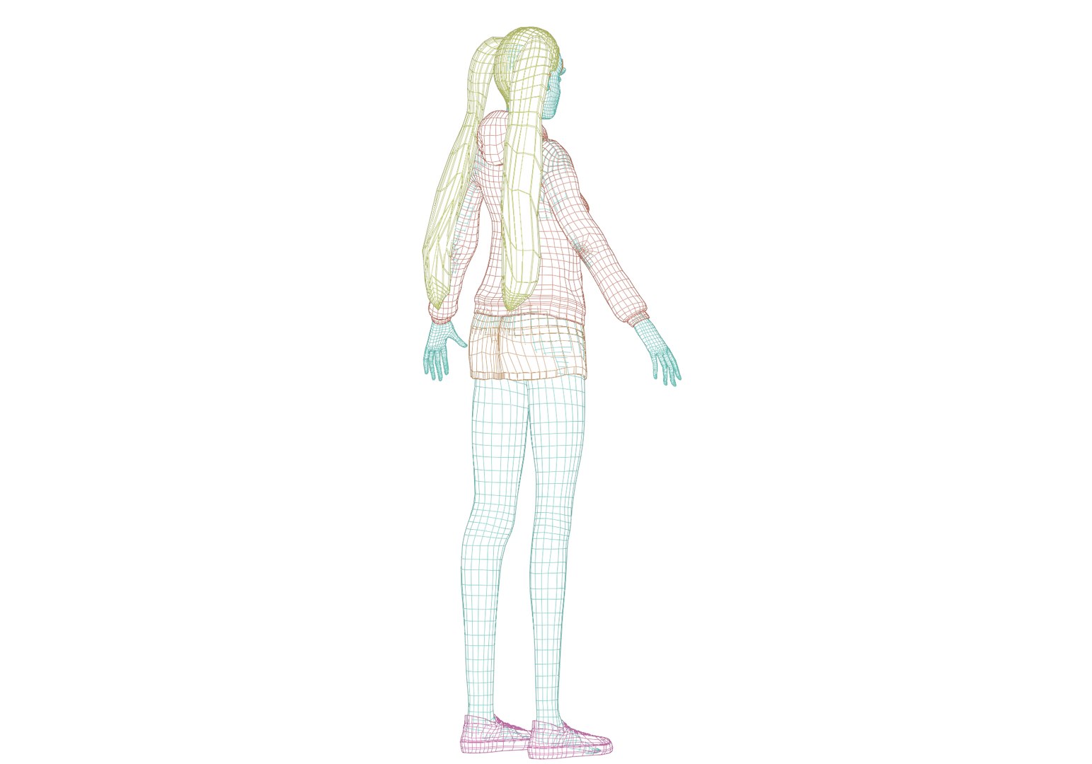 3D Standard Basic Woman V24125 - TurboSquid 2257984