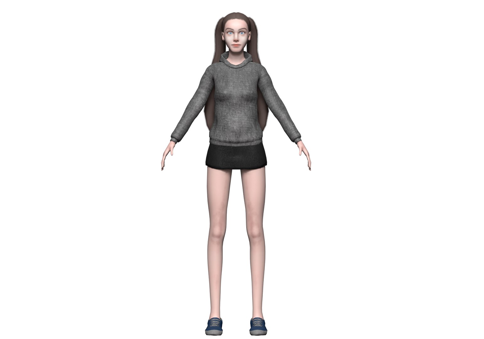 3D Standard Basic Woman V24125 - TurboSquid 2257984