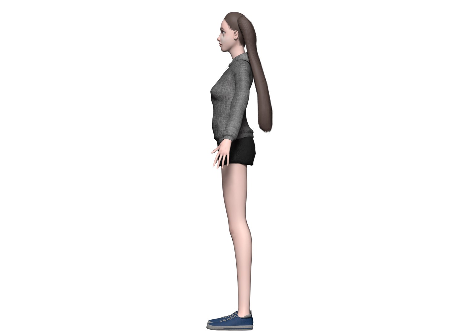 3D Standard Basic Woman V24125 - TurboSquid 2257984