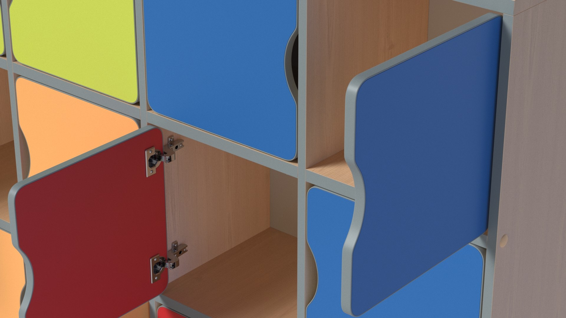 Cell Cabinet 3D Model - TurboSquid 1819997