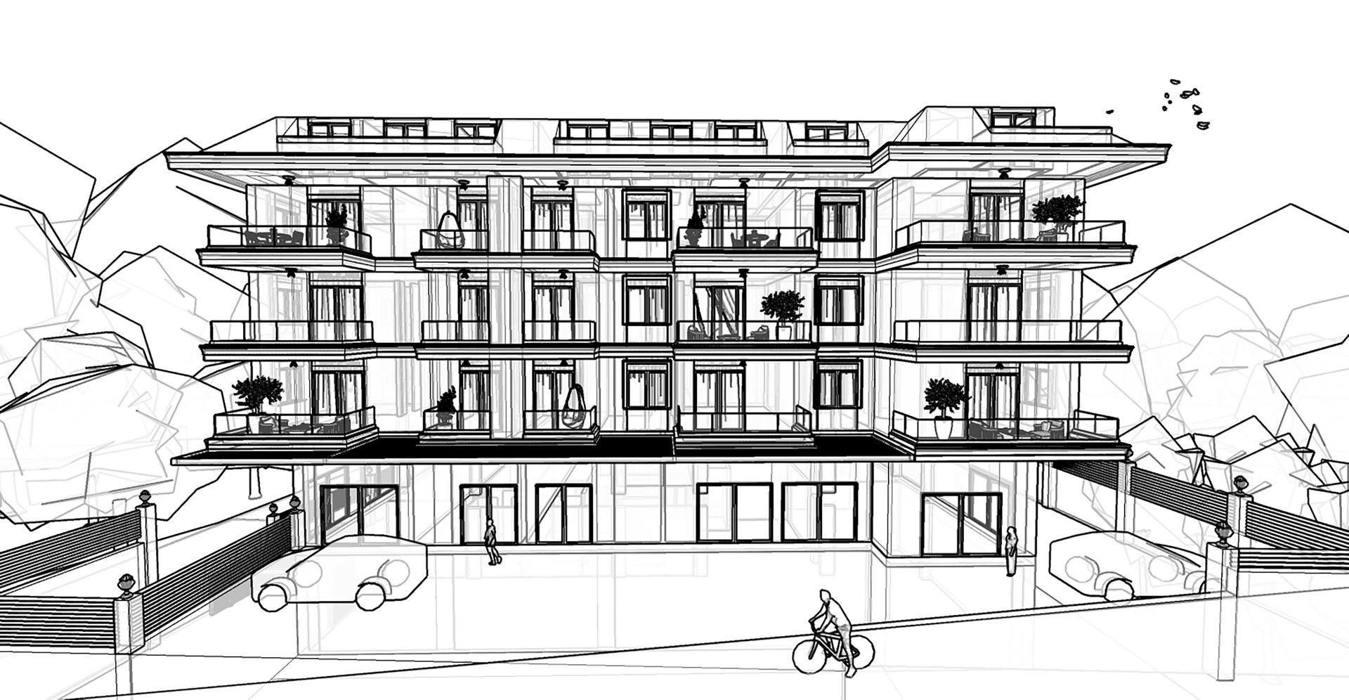 Bulding Design 3D Model - TurboSquid 2296200