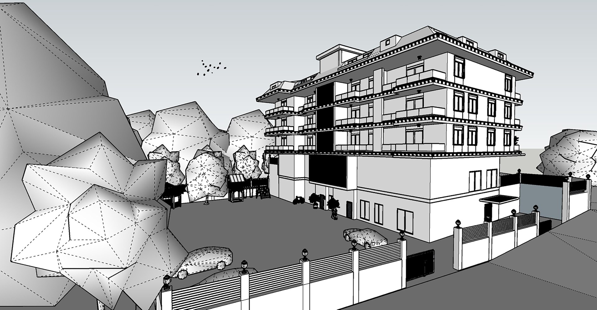 Bulding Design 3D Model - TurboSquid 2296200