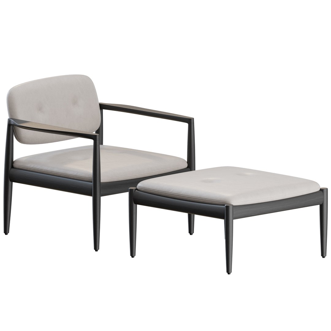 3D Yoko Armchair By Minotti Model - TurboSquid 2369737