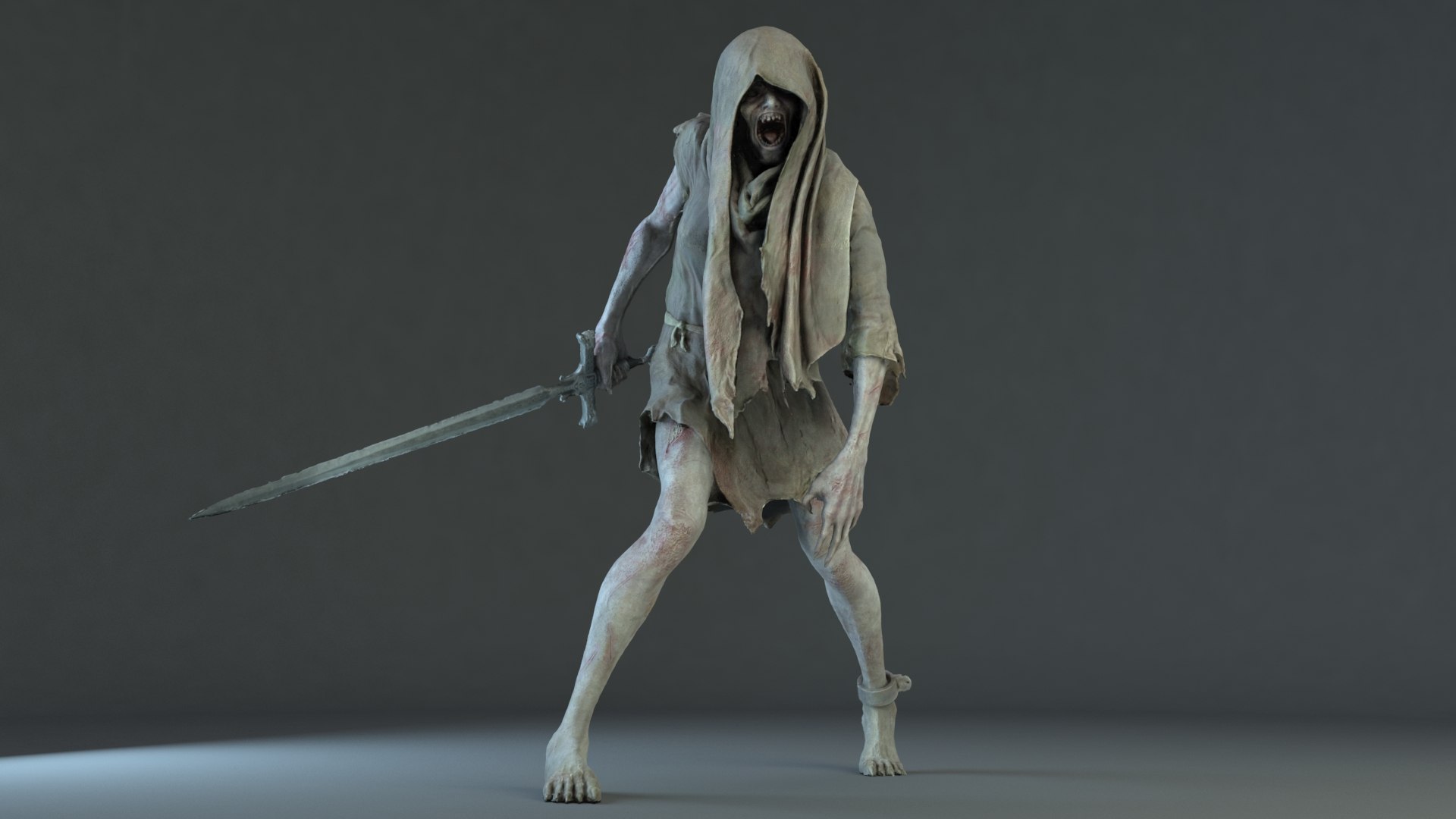 3D Ghoul Model - TurboSquid 2089819