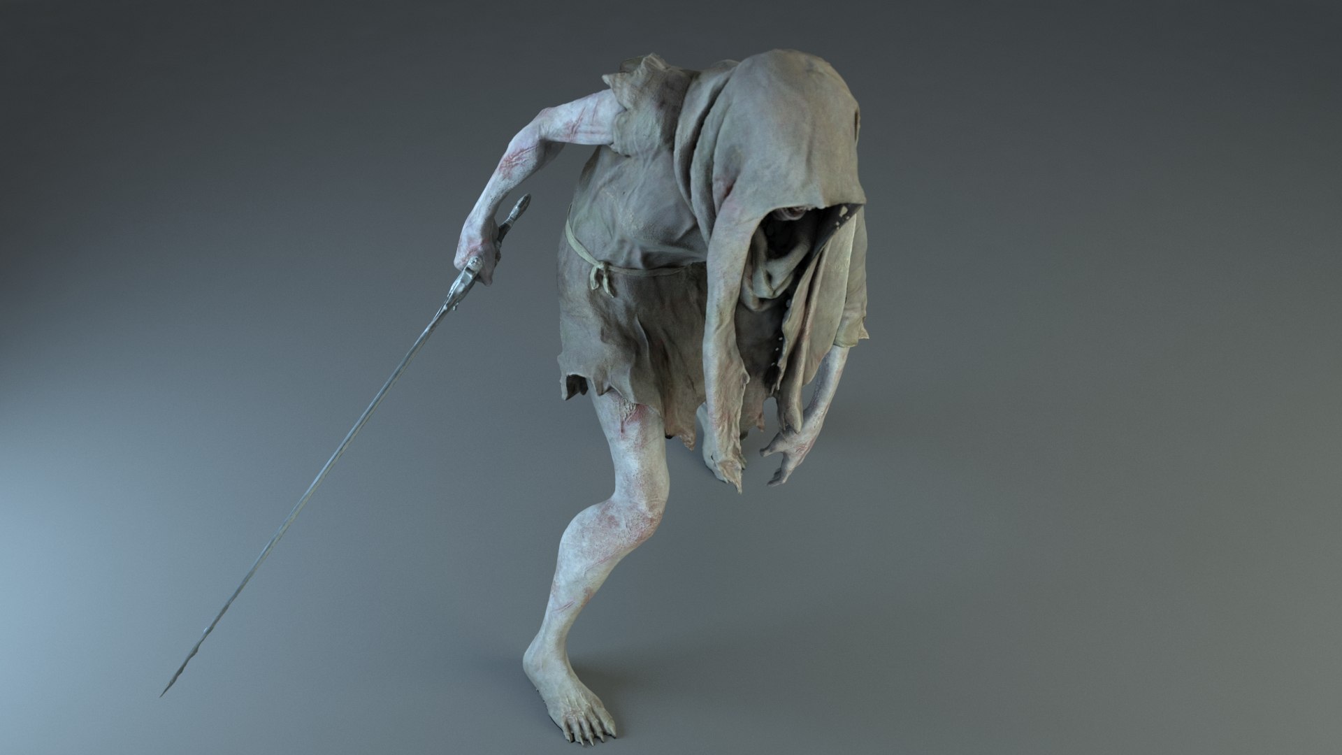 3D Ghoul Model - TurboSquid 2089819