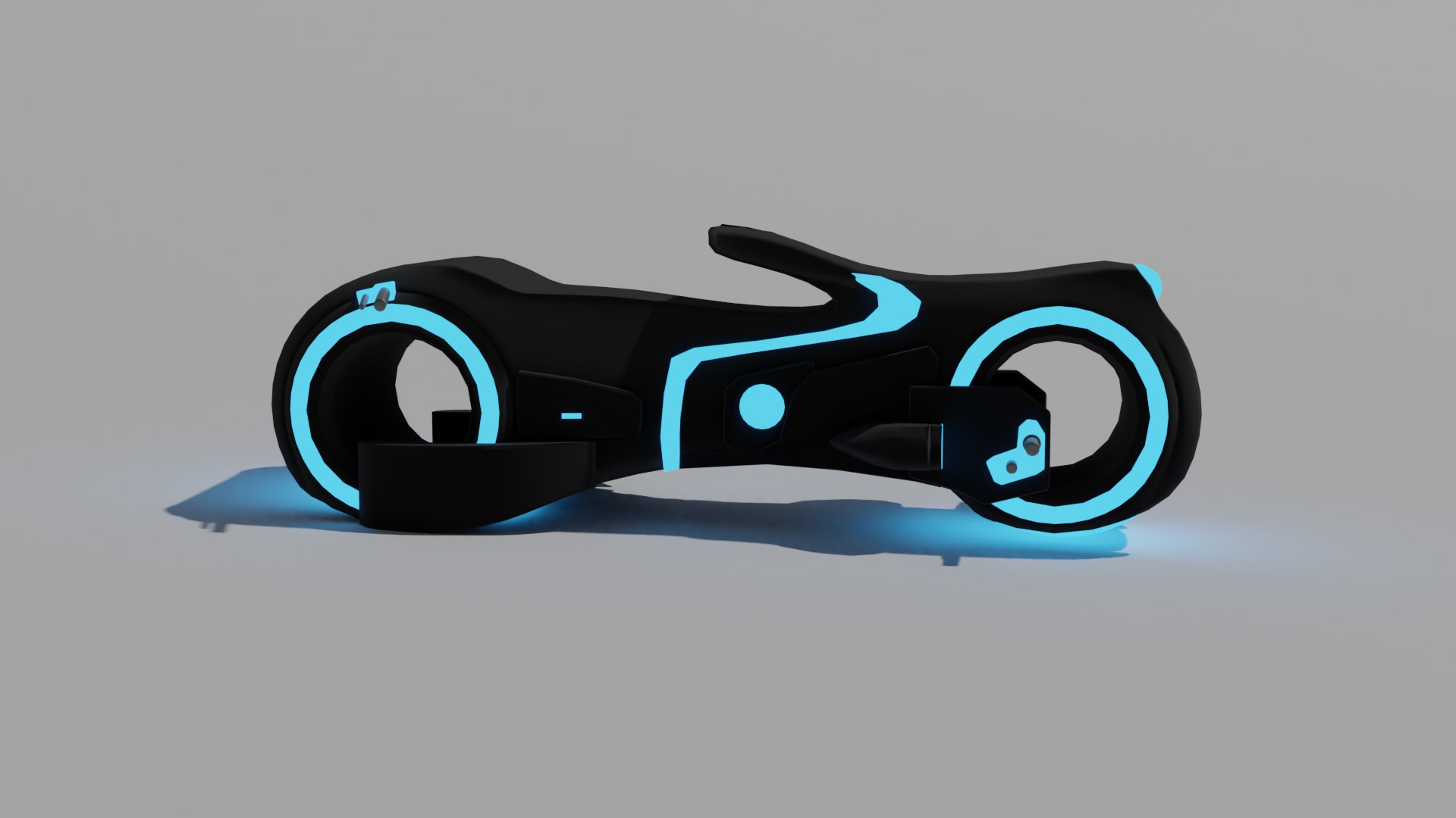 Tron Moto - Low Poly 3D Model - TurboSquid 2097071