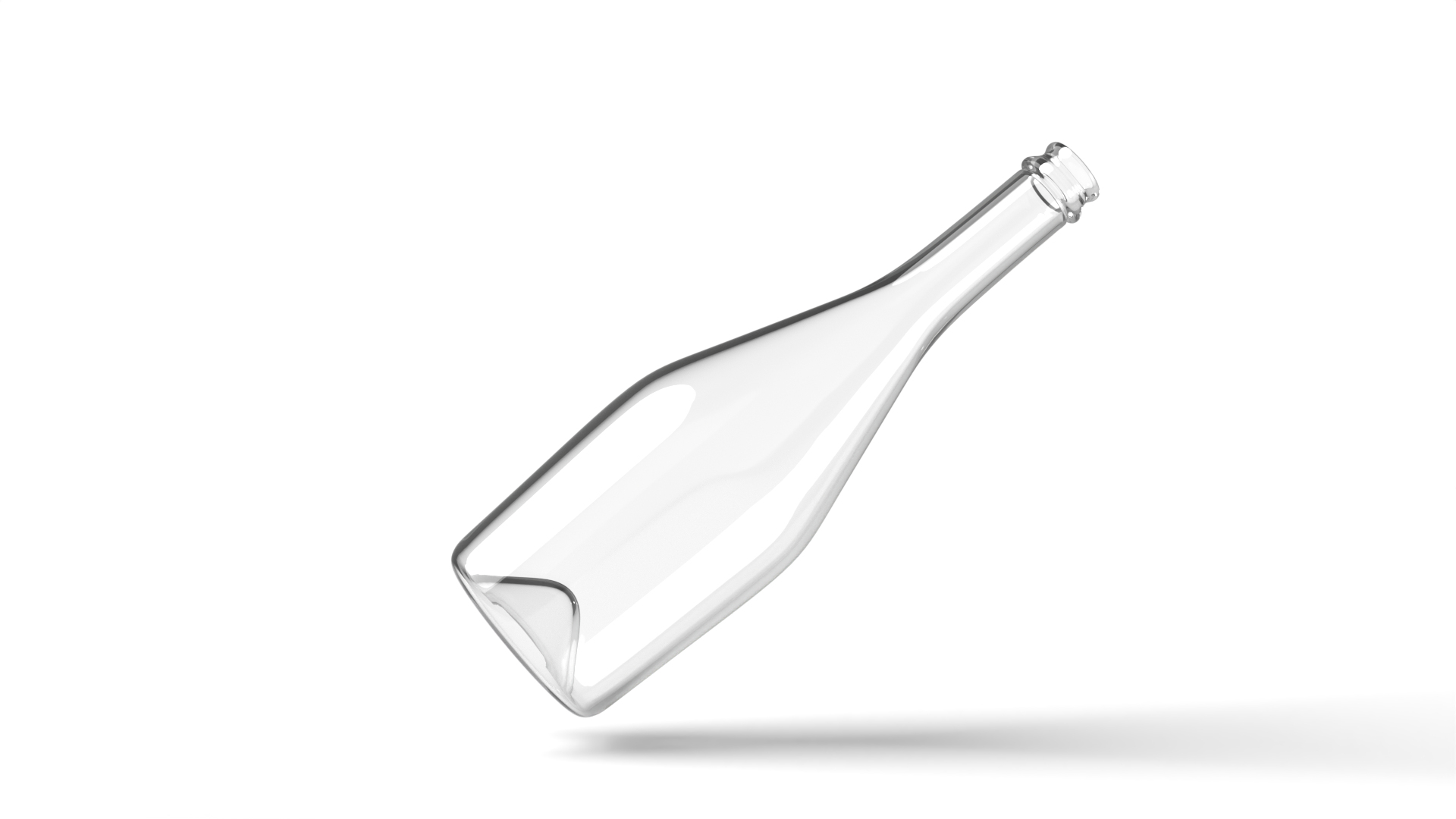 Realistic high quality glass bottle 3D model - TurboSquid 2093164