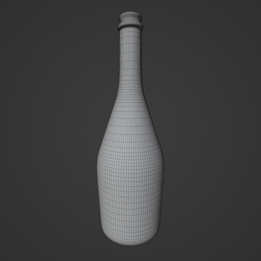 Realistic high quality glass bottle 3D model - TurboSquid 2093164