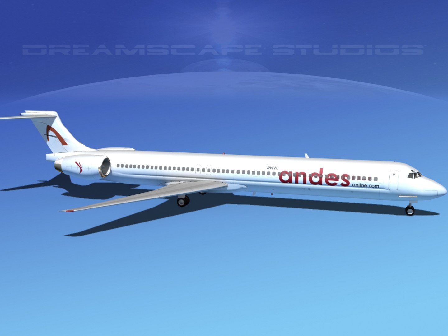 3d mcdonnell douglas md-80