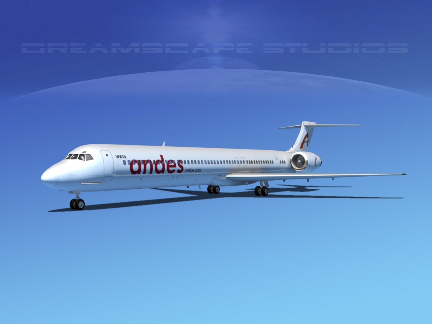 3d mcdonnell douglas md-80
