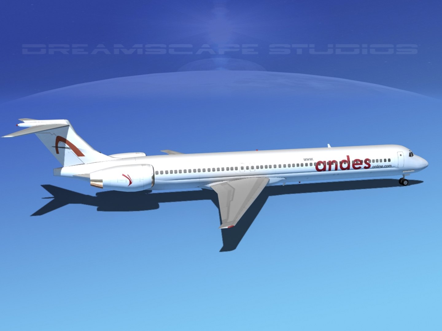 3d mcdonnell douglas md-80