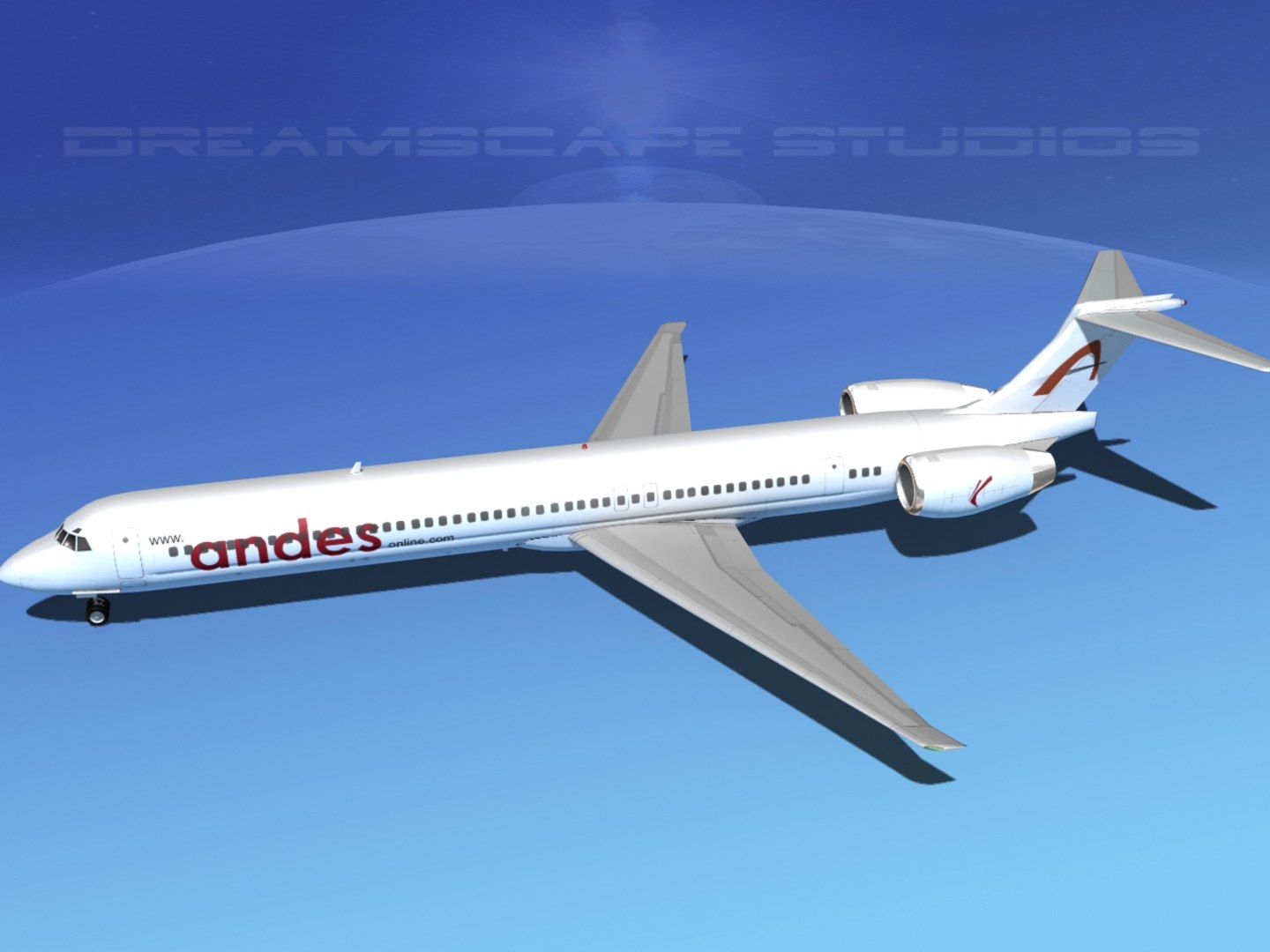 3d mcdonnell douglas md-80