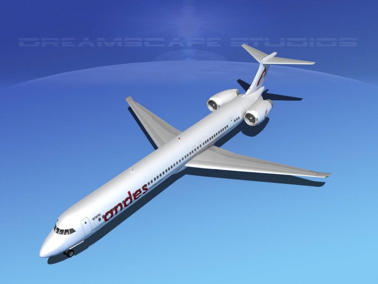 3d mcdonnell douglas md-80