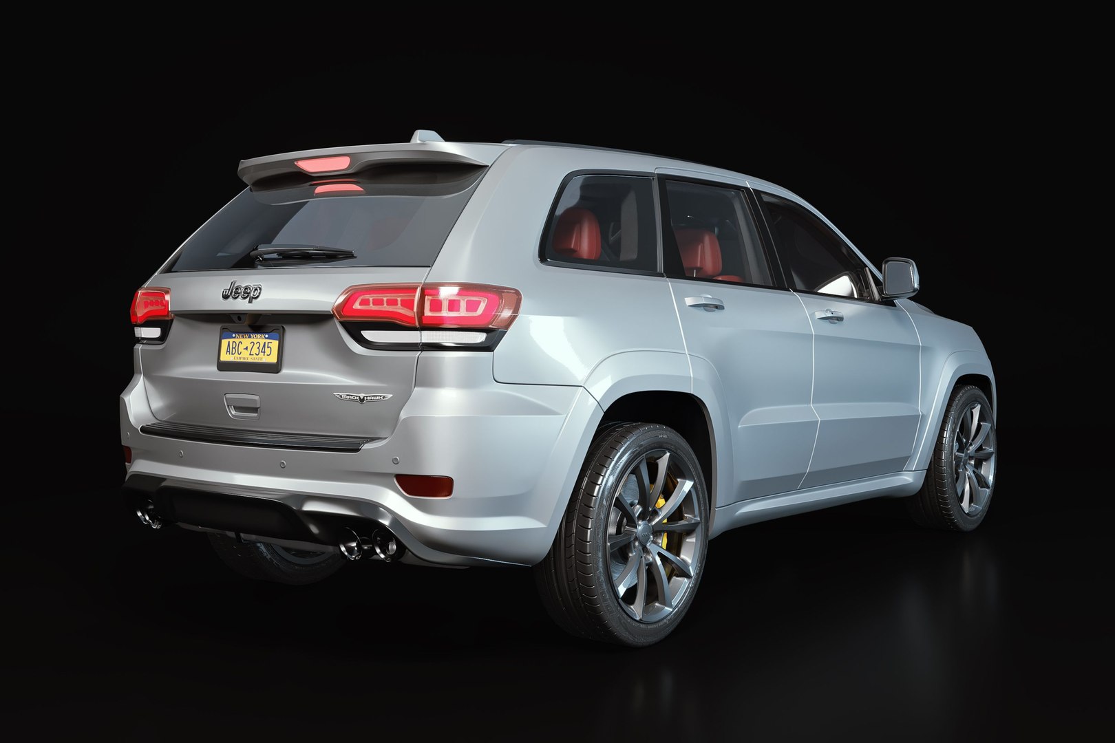 Jeep Cherokee Trackhawk 3D Model - TurboSquid 1683452