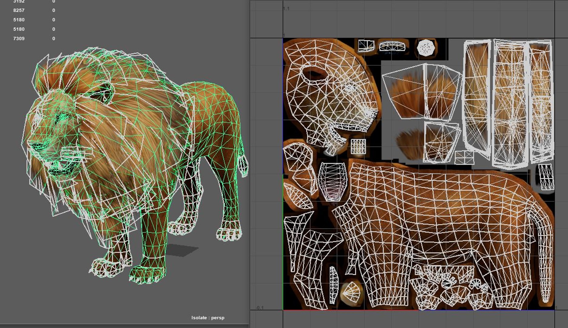Lowpoly Male Lion Rigged And Animated For VR AR Games 3D Model ...
