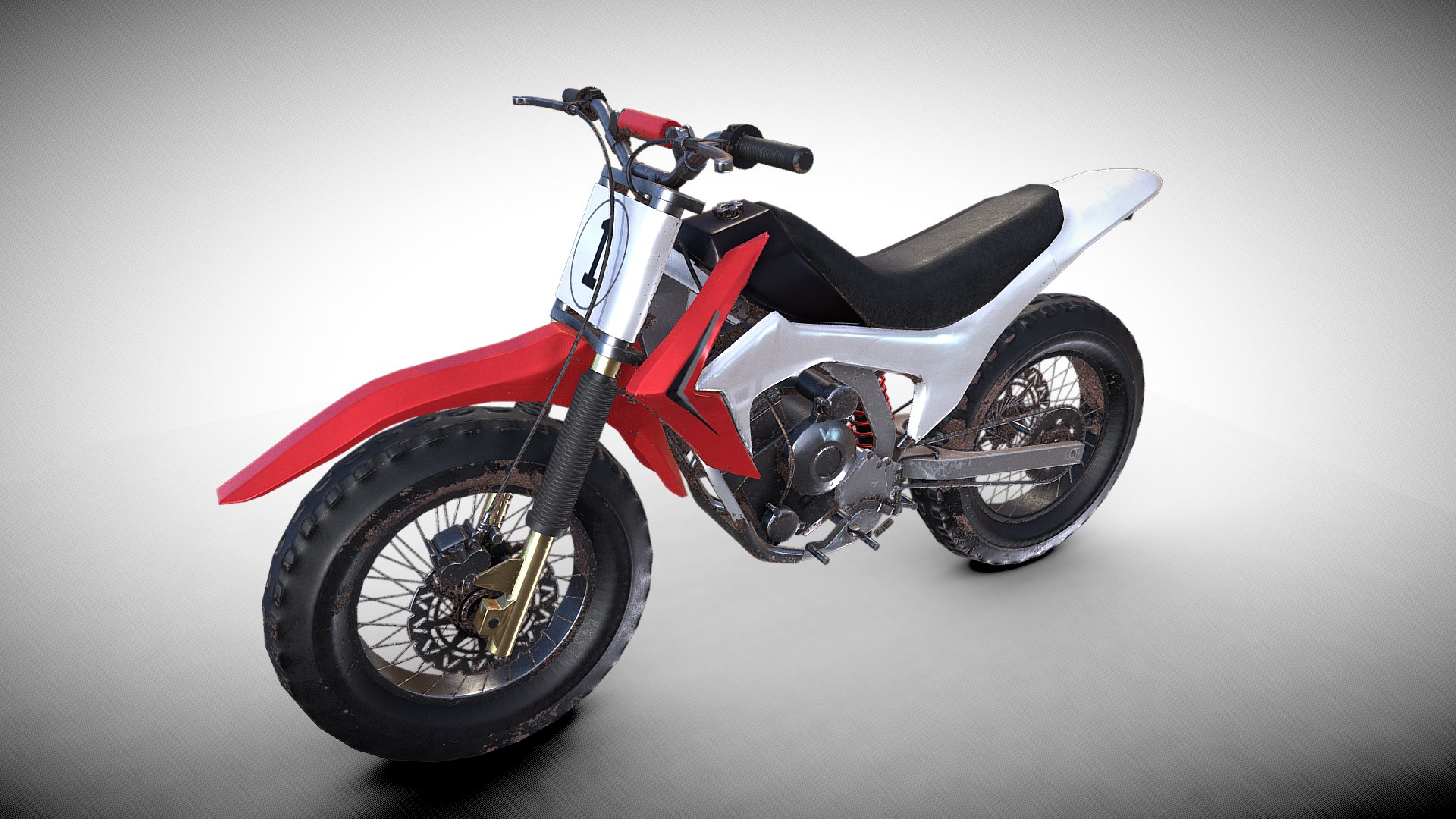 Dirt Bike 3D model - TurboSquid 2098175