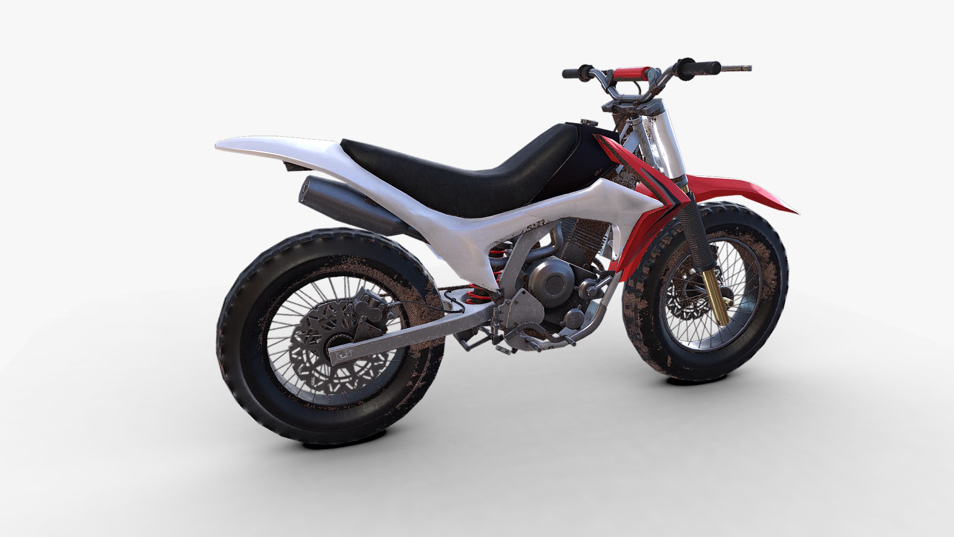 Dirt Bike 3D Model - TurboSquid 2098175