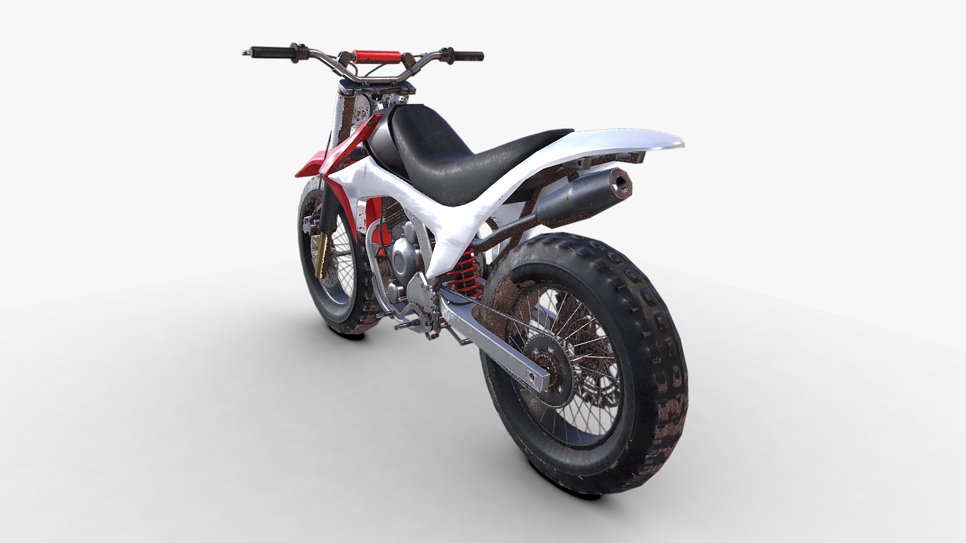 Dirt Bike 3D Model - TurboSquid 2098175