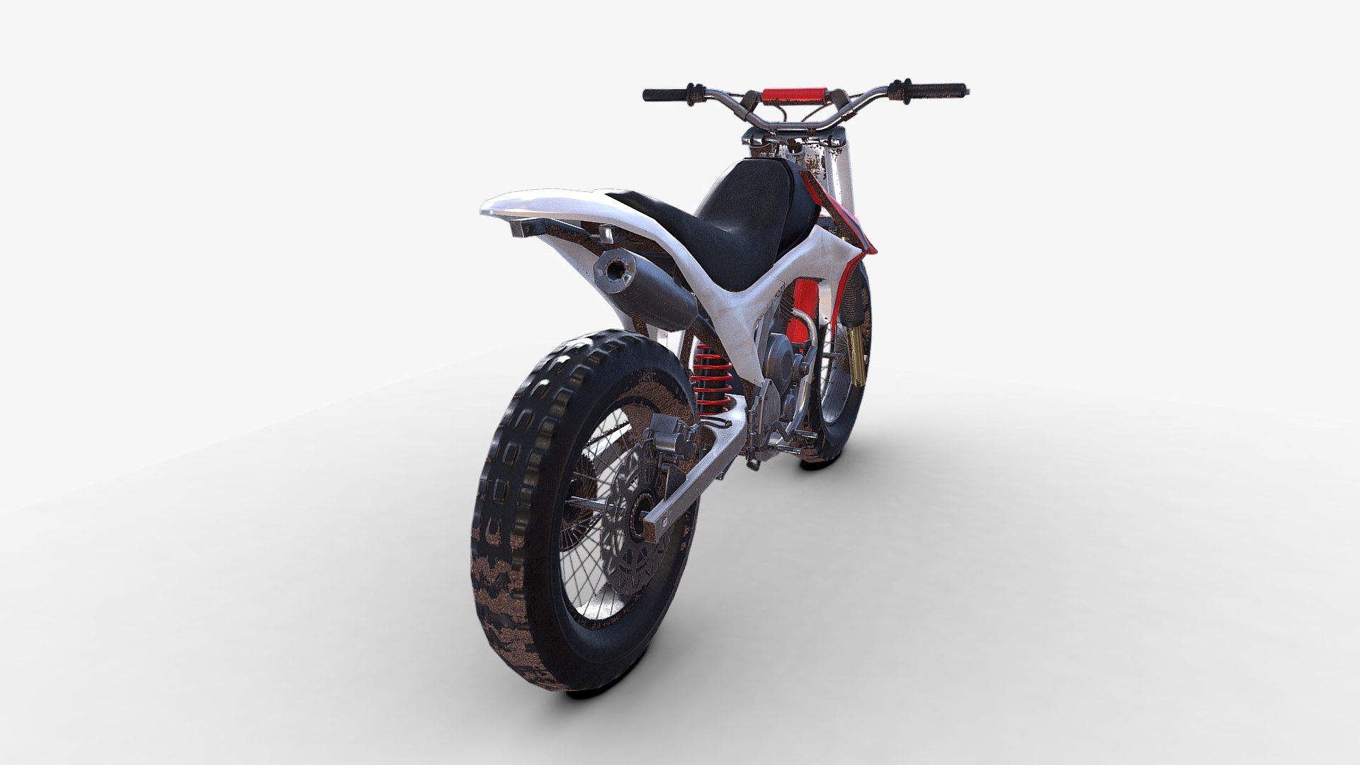 Dirt Bike 3D Model - TurboSquid 2098175