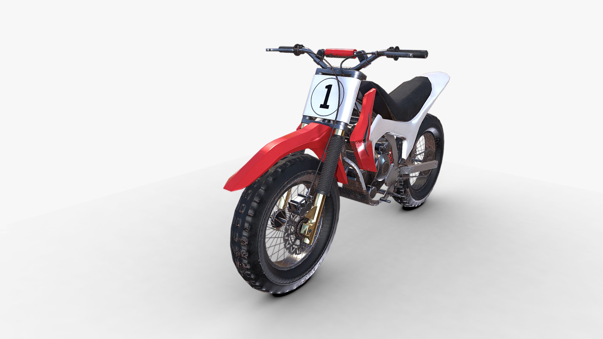 Dirt Bike 3D Model - TurboSquid 2098175