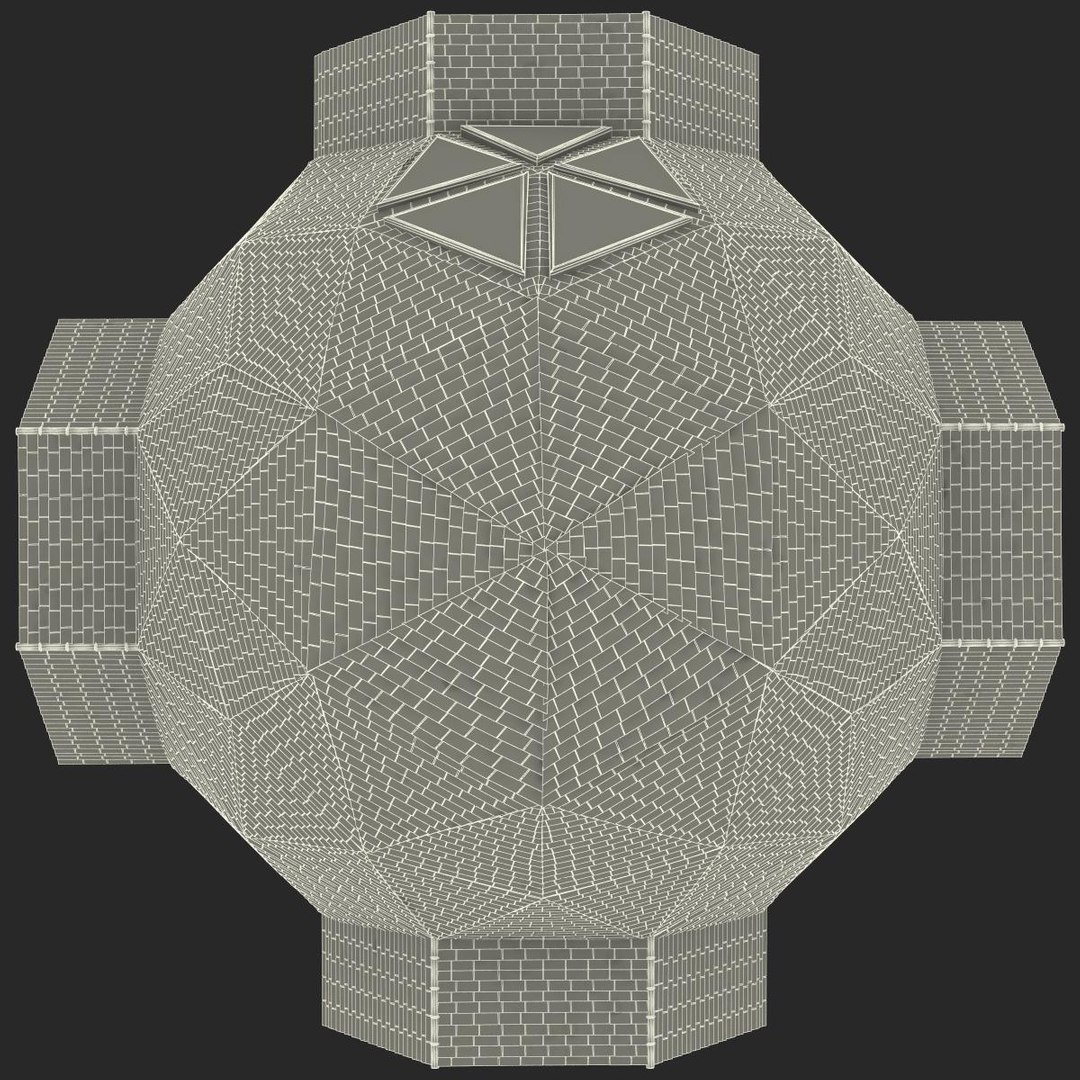 geodesic dome house c4d