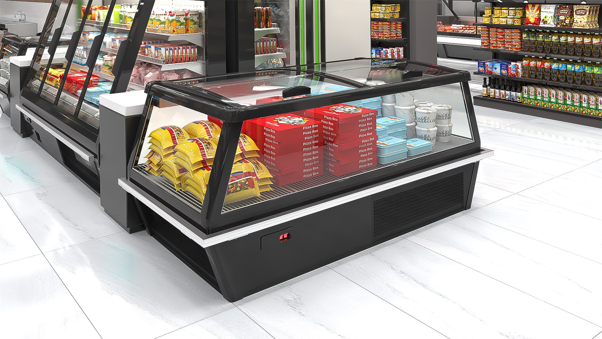3D Refrigerated Display Case - TurboSquid 1770286