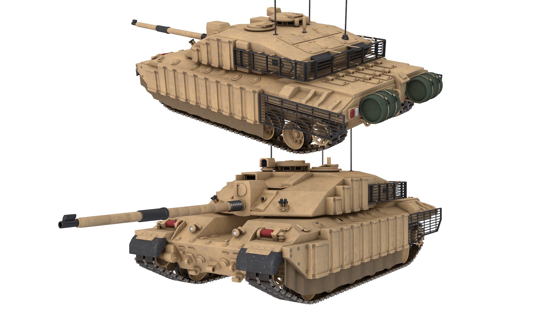 Challenger 2 model - TurboSquid 2108662