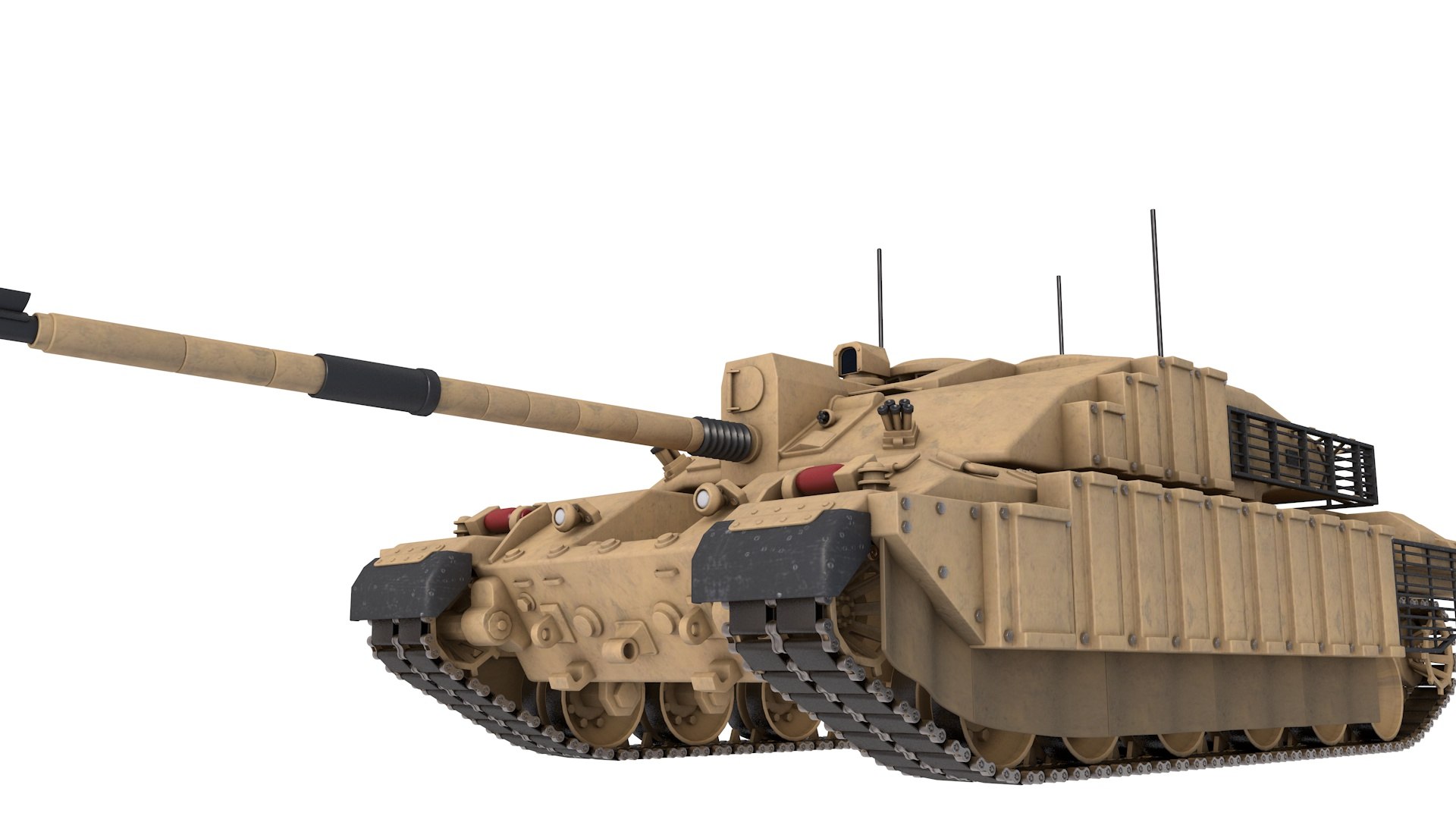 Challenger 2 Model - TurboSquid 2108662