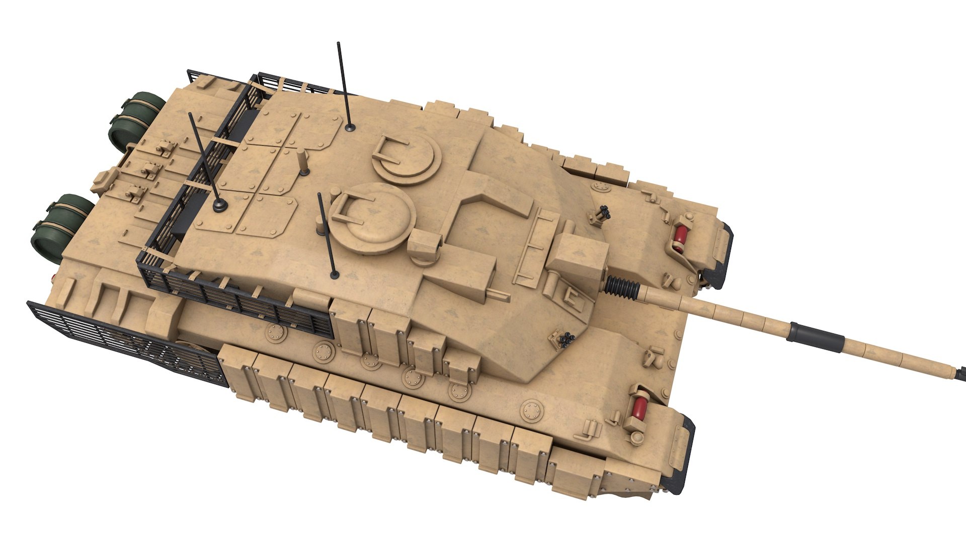Challenger 2 model - TurboSquid 2108662