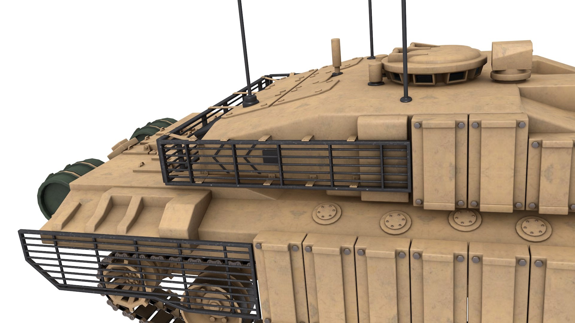 Challenger 2 Model - TurboSquid 2108662