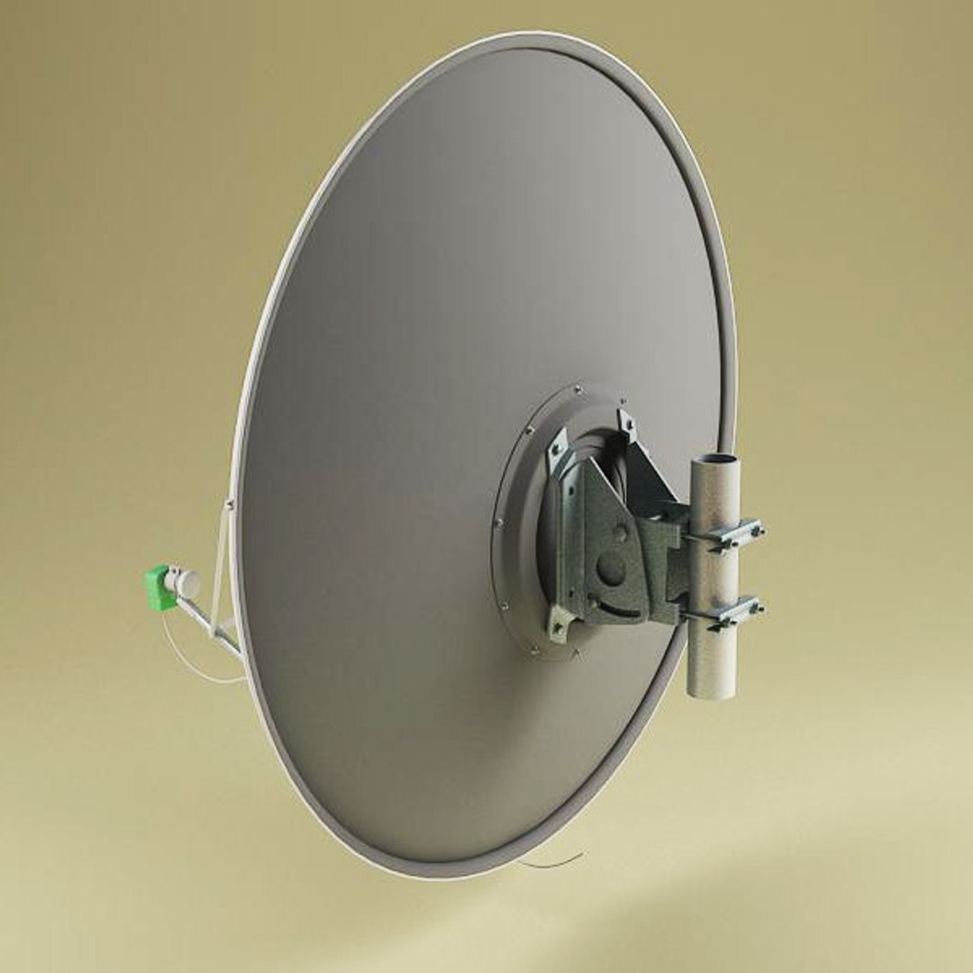 satellite aerials 3d model