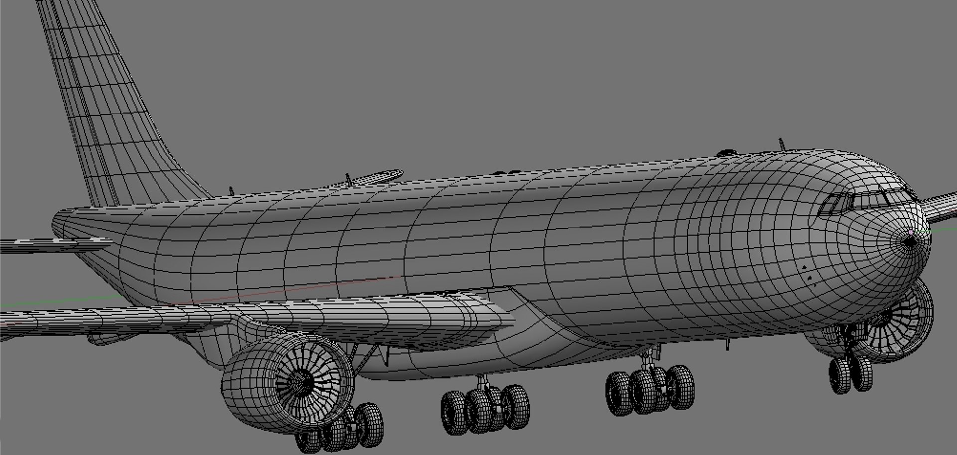 Airbus A340 600 Lufthansa 3d Max