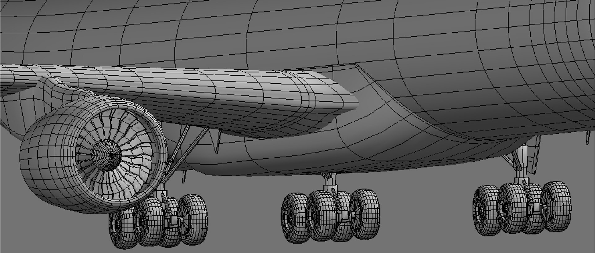 Airbus A340 600 Lufthansa 3d Max