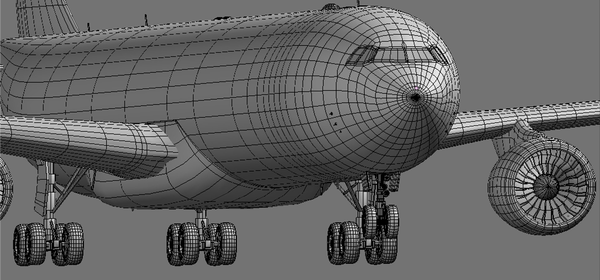 Airbus A340 600 Lufthansa 3d Max