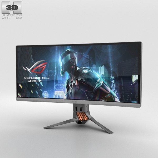 modelo 3d Asus ROG PG348Q Monitor - TurboSquid 1270199