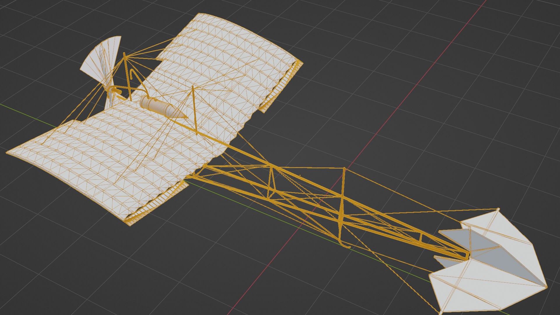 3D Aero Plane Structure Model - TurboSquid 1851123
