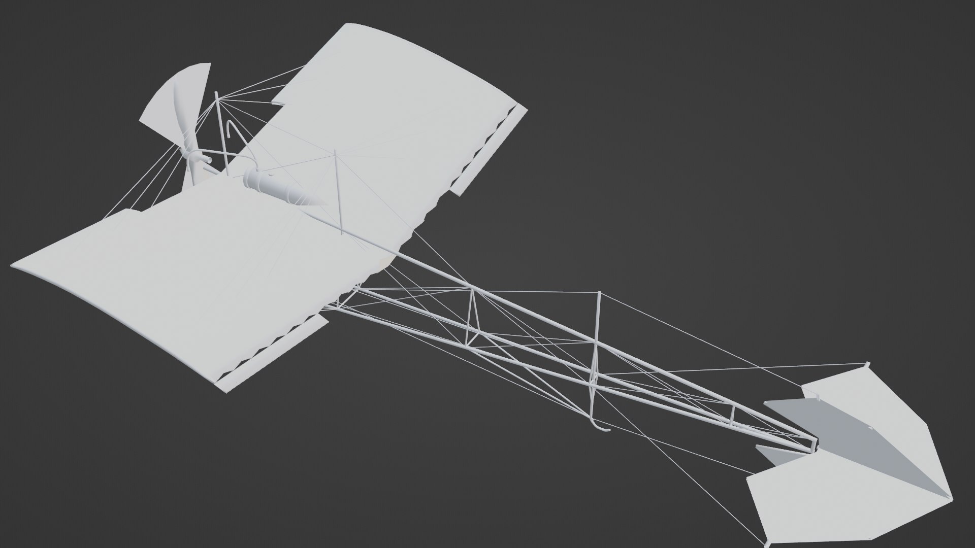 3D Aero Plane Structure Model - TurboSquid 1851123