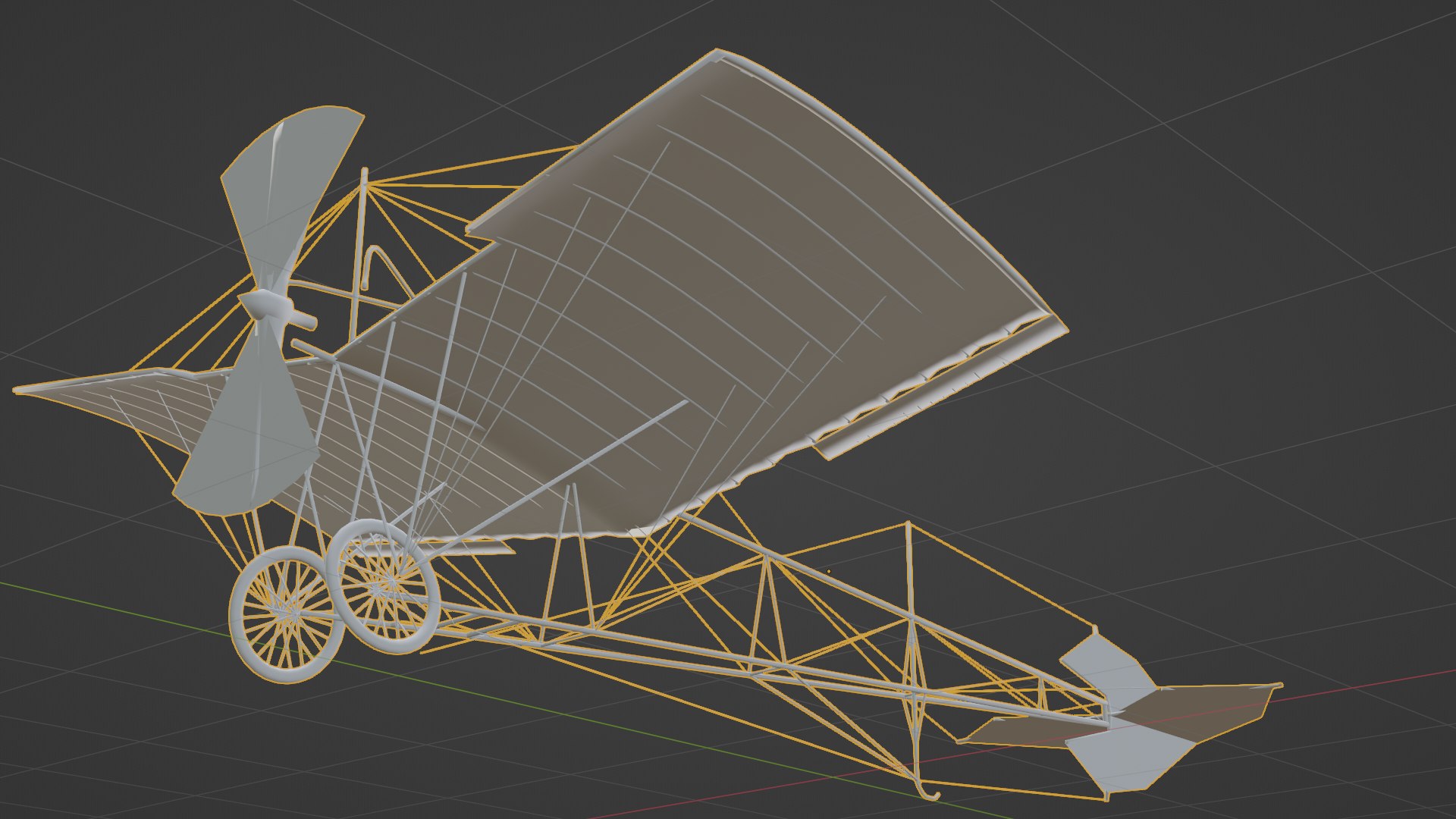 3D Aero Plane Structure Model - TurboSquid 1851123