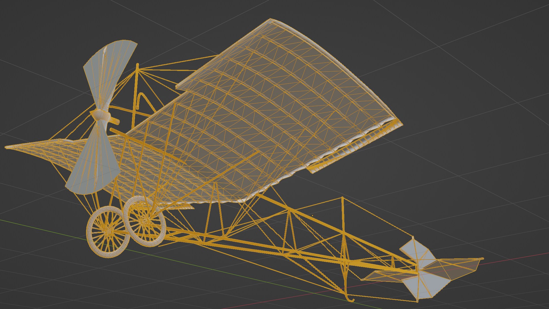 3D Aero Plane Structure Model - TurboSquid 1851123