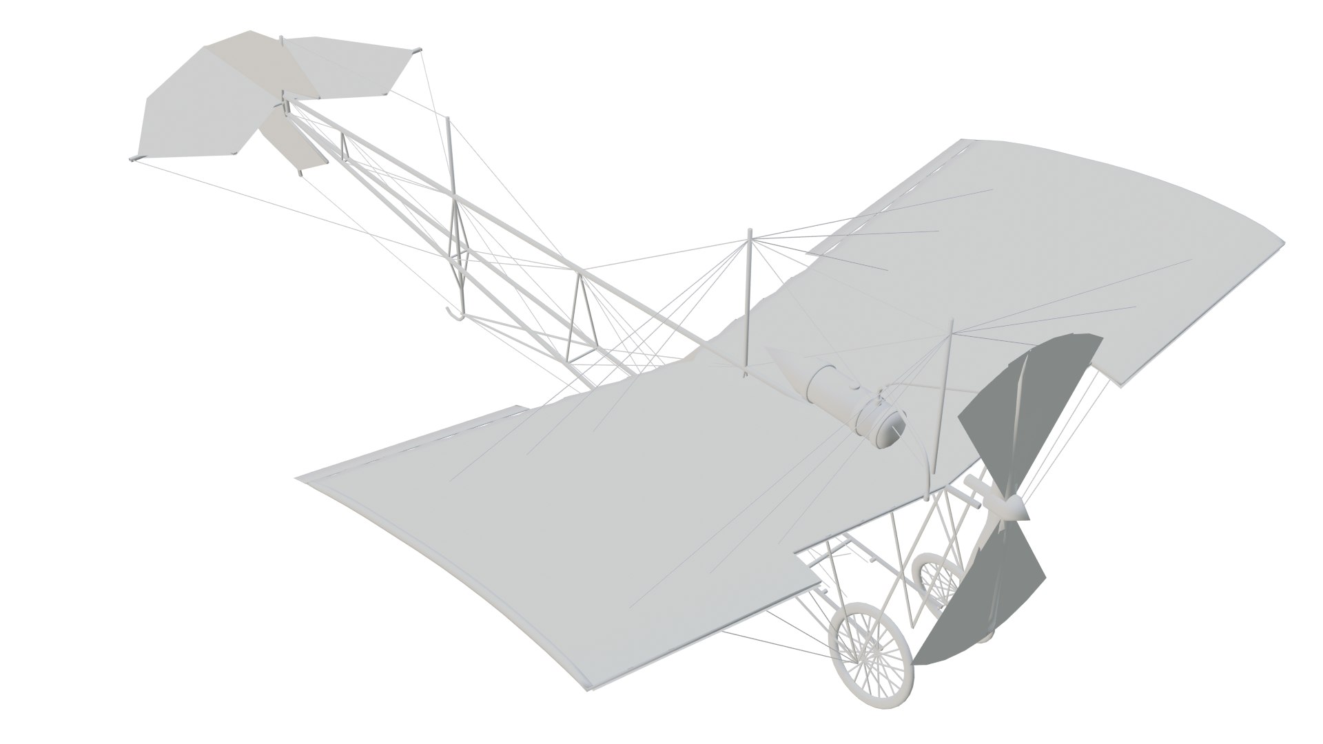 3D Aero Plane Structure Model - TurboSquid 1851123