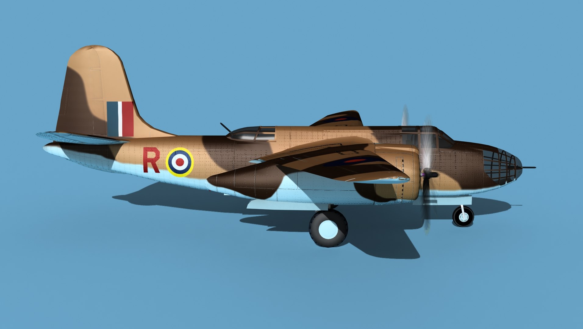 3D Douglas DB-7 Boston Mk I V03 RAF Model - TurboSquid 1917727