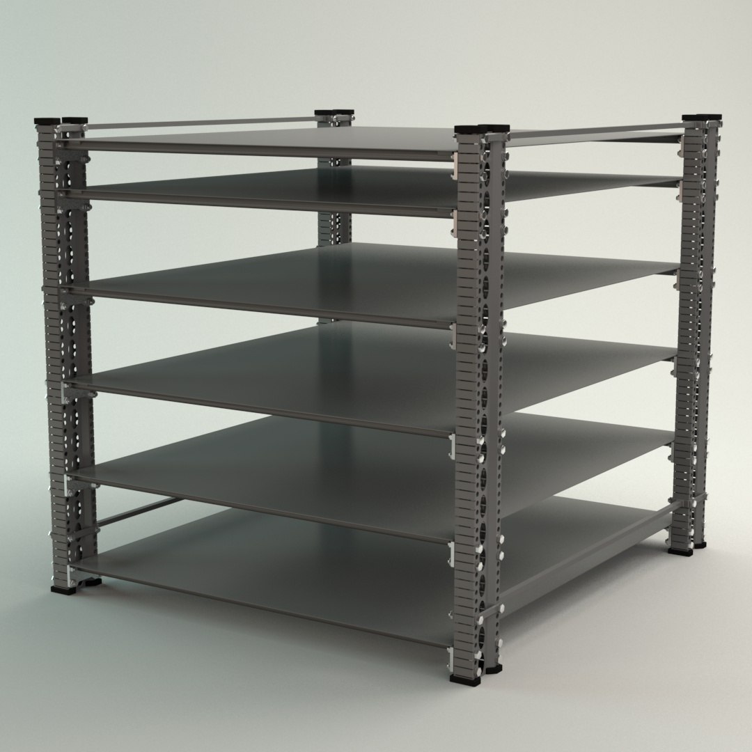Modular shelf industrial 3D model - TurboSquid 1636710