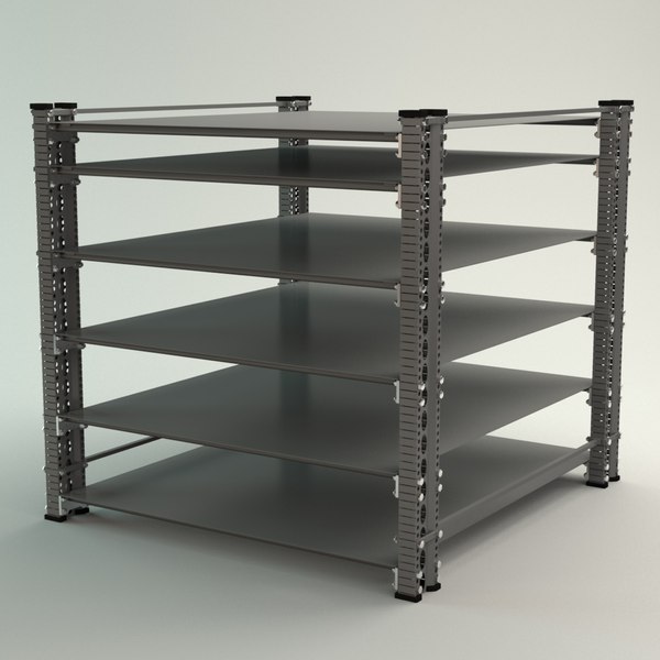 Modular shelf industrial 3D model - TurboSquid 1636710