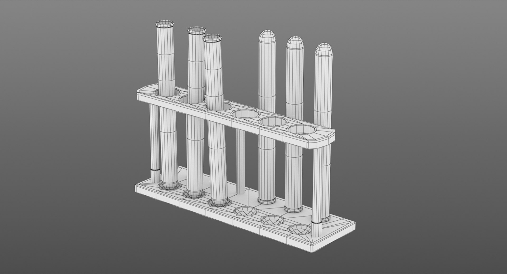Realistic Test Tube Rack 3D Model - TurboSquid 1239684