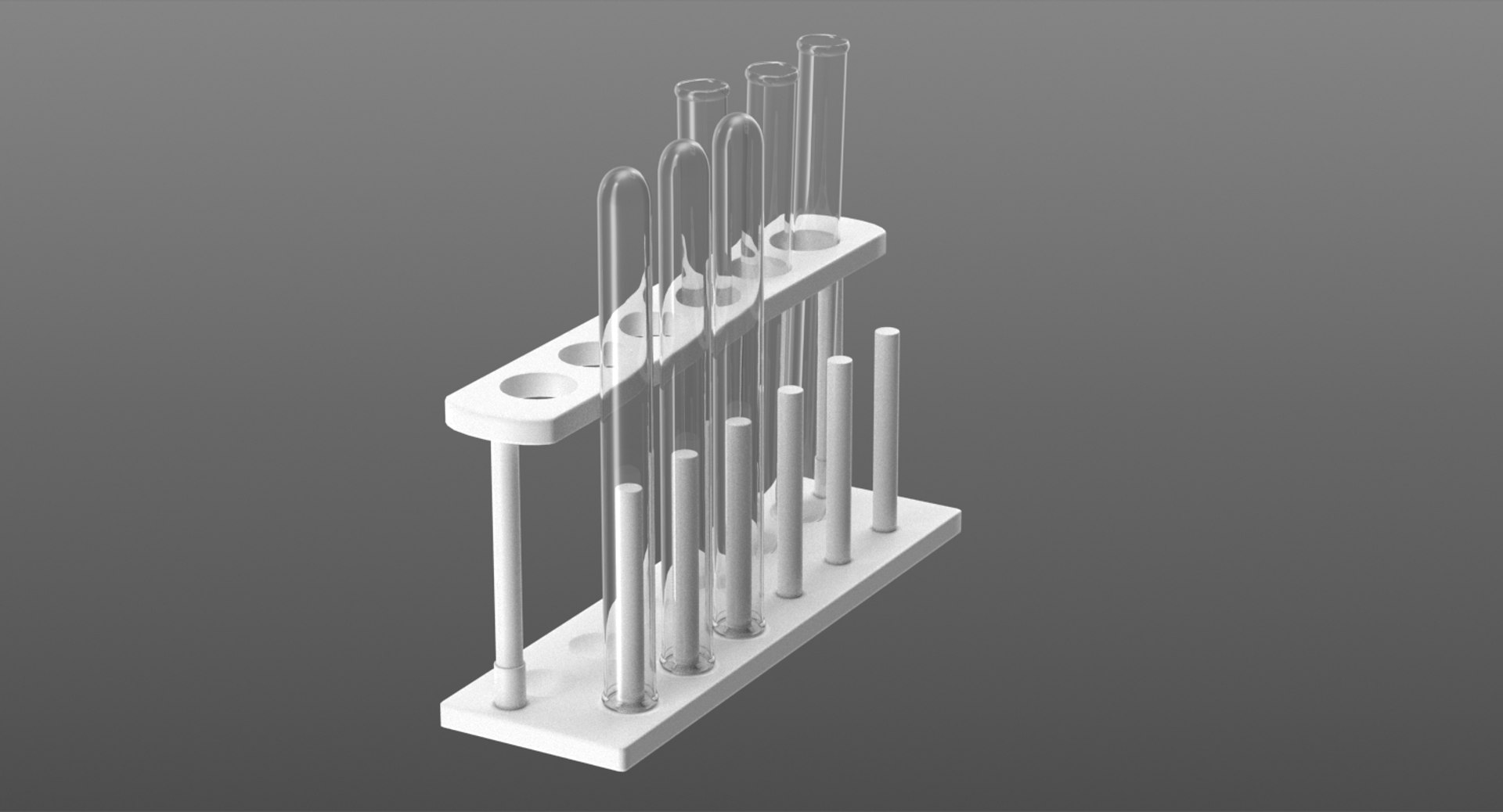 Realistic Test Tube Rack 3D Model - TurboSquid 1239684