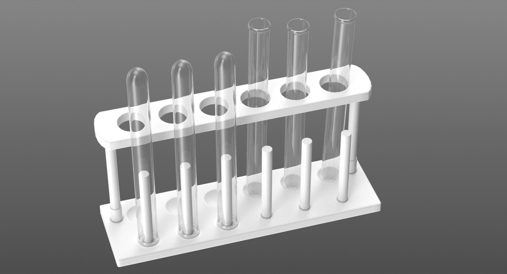 Realistic Test Tube Rack 3D Model - TurboSquid 1239684